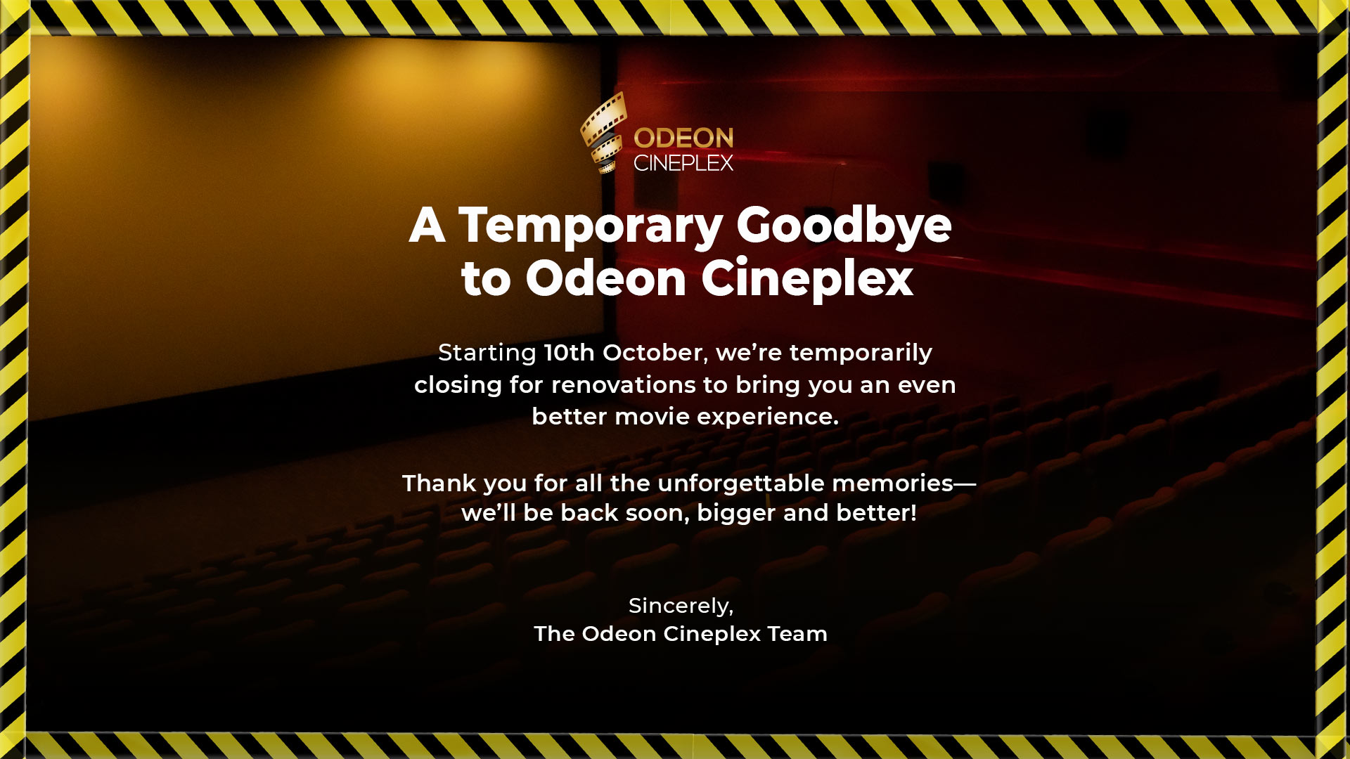 Coming Soon – Odeon Cineplex
